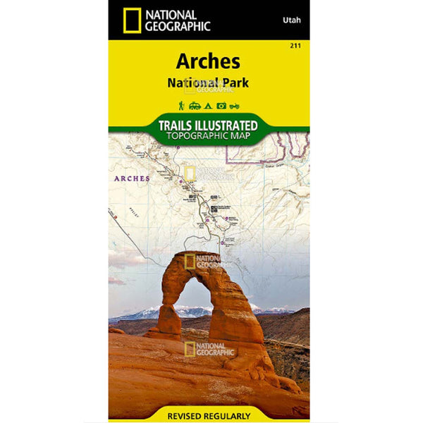Trails Illustrated Map: Arches National Park - Gearhead Outfitters