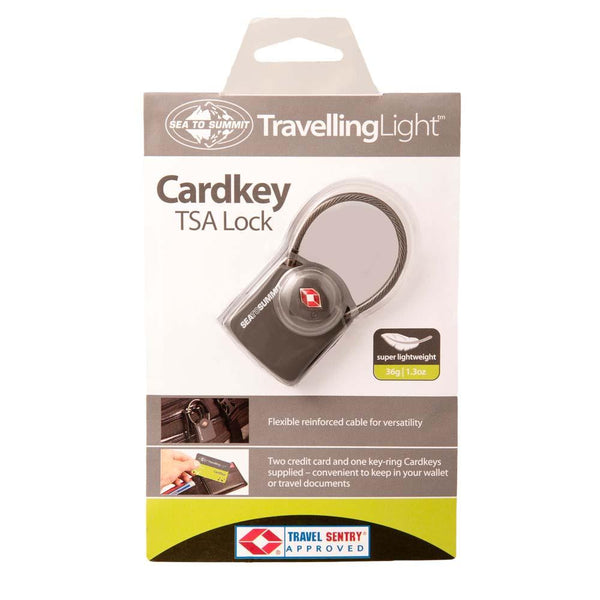 Travelling Light TSA Travel Lock-Cardkey with Cable - Gearhead Outfitters